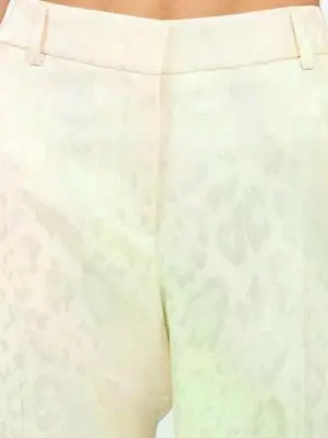 Roberto Cavalli Leopard Jacquard Flared Trousers