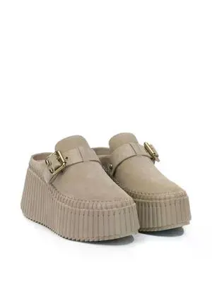 Chloé Nama Platform Mules