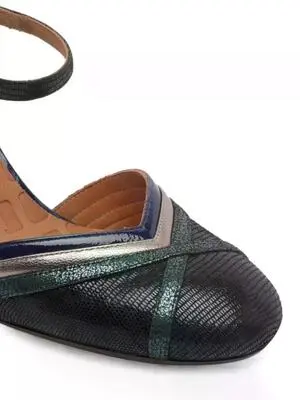 Chie Mihara Mirka Lizard-effect Pumps