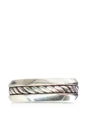 David Yurman 2020s Cable Inset Band Ring