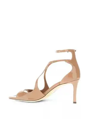 JIMMY CHOO Azia 75 Curved-strap Sandals