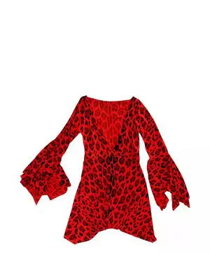 TOM FORD Leopard-print Backless Mini Dress