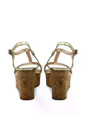 Kate Spade New York Leather Wedge Sandals