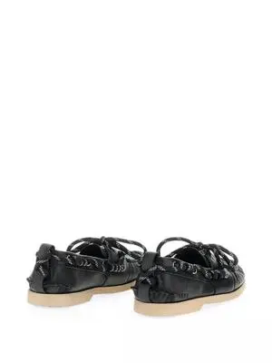 GOLDEN GOOSE Lace-up Leather Loafers