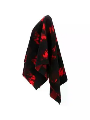 Dsquared2 Reversible Wool Poncho