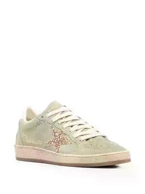 GOLDEN GOOSE Ball Star Suede Sneakers - Green