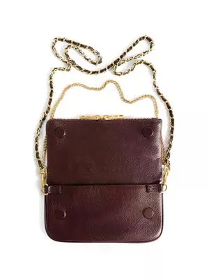 Zadig&Voltaire Mini Rock Grained Leather Clutch Bag