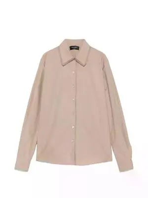 Fabiana Filippi Beaded-trim Long-sleeve Shirt - Neutrals