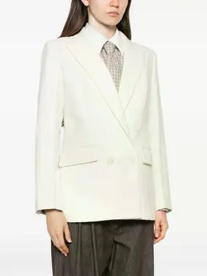 Maje Double-breasted Peak-lapel Blazer