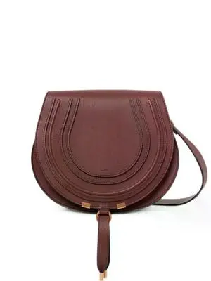 Chloé Marcie Saddle Bag - Brown