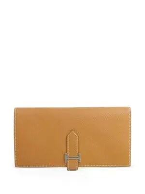 Hermès Bearn Leather Wallet - Neutrals