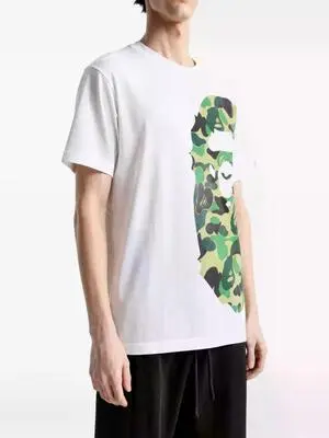 A BATHING APE Ape Head Camouflage-print T-shirt