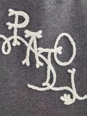 PATOU Corneille Logo-embroidered Tote Bag