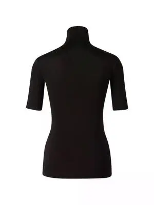 Off-White Logo-print High-neck T-shirt - Black
