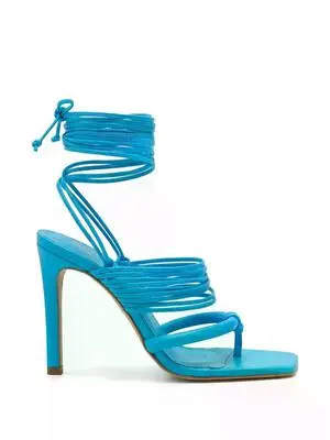 AMIR SLAMA Multi-strap Tie-fastening Sandals - Blue