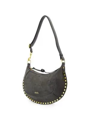 Isabel Marant Étoile Oskan Moon Stud-embellished Shoulder Bag