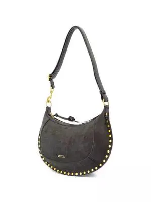 Isabel Marant Étoile Oskan Moon Stud-embellished Shoulder Bag