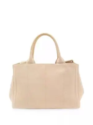 Prada Canapa Crystal-embellished Tote Bag