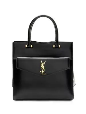 Saint Laurent Monogram Uptown Tote Bag - Black