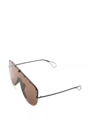 Gucci Stud-embellished Shield Sunglasses