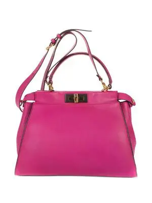 Fendi Medium Peekaboo Tote Bag - Pink