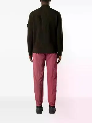 Stone Island Ribbed-knit Compass-patch Jacket