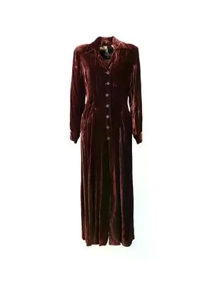 Etro Velvet Button-up Coat
