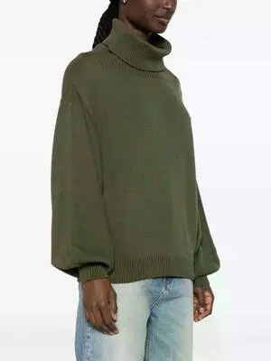 BASERANGE Ribbed-knit Roll Neck Sweater