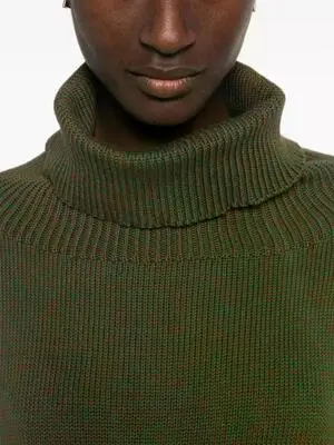 BASERANGE Ribbed-knit Roll Neck Sweater