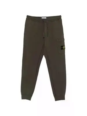 Stone Island Compass-patch Pocket Track Pants - Green