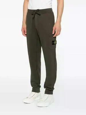 Stone Island Compass-patch Pocket Track Pants - Green