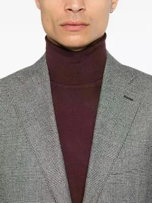 Canali Prince Of Wales Buttoned Suit