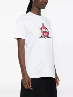 MARCO BOLOGNA Bead-embellished Shark T-shirt