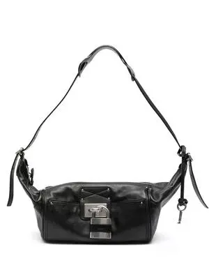 Chloé Paddington Leather Shoulder Bag - Black