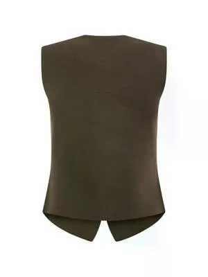 Max Mara Button-fastening Knitted Waistcoat