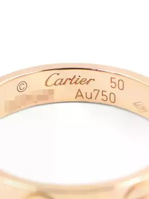 Cartier 18k Rose Gold Love Ring - Pink