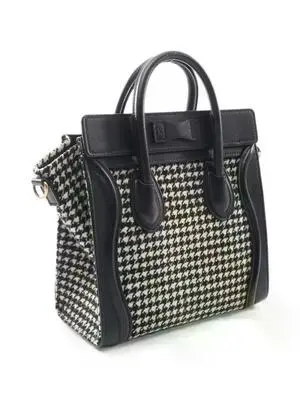 Celine 2010s Nano Luggage Two-way Handbag - Black