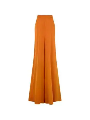 Alberta Ferretti High-waisted Flared Maxi Skirt