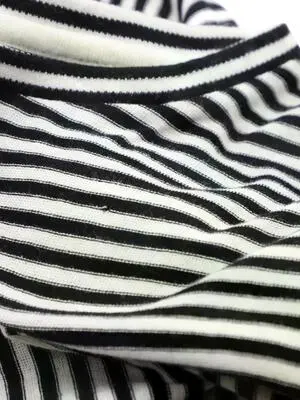 Saint Laurent Striped Logo T-shirt