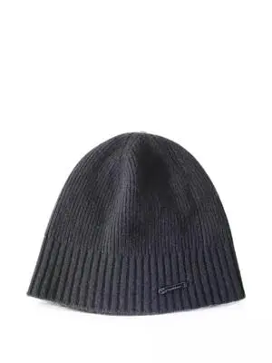 Burberry Knitted Logo-plaque Beanie Hat