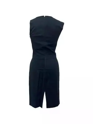 Balenciaga Sleeveless Asymmetrical Neckline Dress