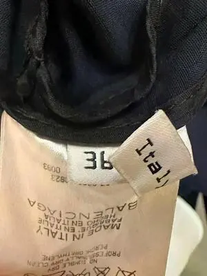 Balenciaga Sleeveless Asymmetrical Neckline Dress