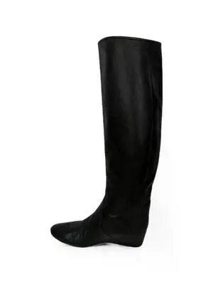 LANVIN Wedge Knee-high Boots - Black