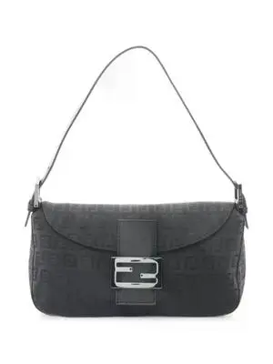 Fendi 2010s Mamma Baguette Shoulder Bag