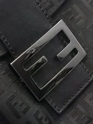Fendi 2010s Mamma Baguette Shoulder Bag