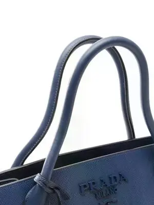 Prada 2010s Saffiano Cuir Monochrome Handbag