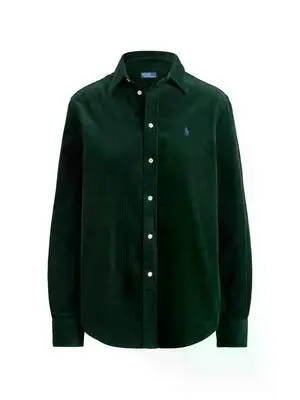 Polo Ralph Lauren Embroidered Corduroy Shirt - Green