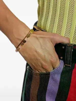 Versace Greca Glass Bracelet - Gold