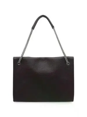 Orciani Venus Grained-leather Shoulder Bag