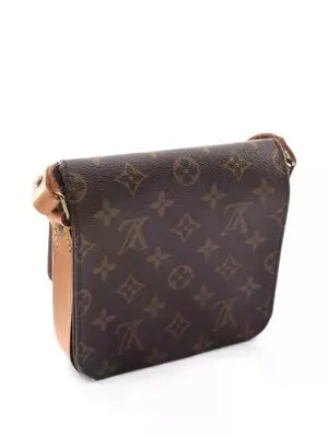 LOUIS VUITTON Cartouchiere Pm Monogram Shoulder Bag - Brown